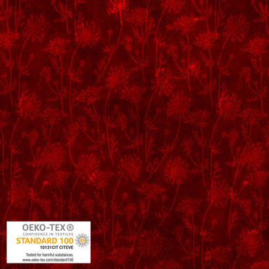Blank Quilting || STOF || Fine Lines in Red
