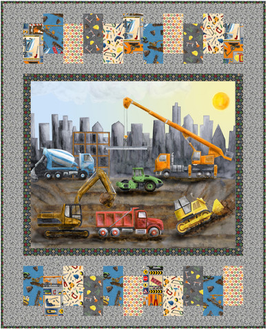 Let's Get Building - Paint Chips Quilt - The Blank Quilting Corp.
