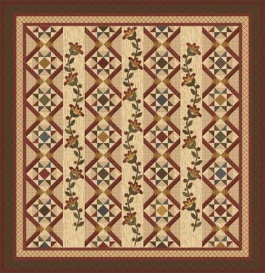 Rustic Homestead Quilt #1 - The Blank Quilting Corp.