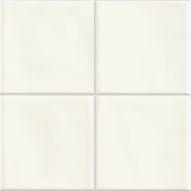 Hugo Gravar - White Glossy 4x4" Scored Glazed Ceramic Tile