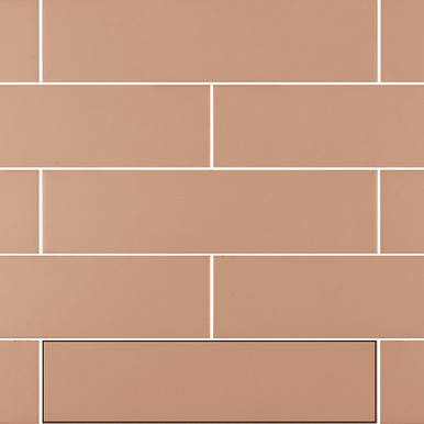 Apogeo Union - Terracotta Matte Glazed Ceramic Tile
