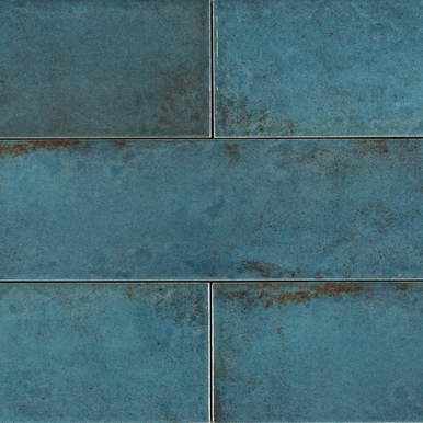 Forte Anode - Blue Glossy Glazed Porcelain Tile