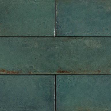 Forte Anode - Green Glossy Glazed Porcelain Tile