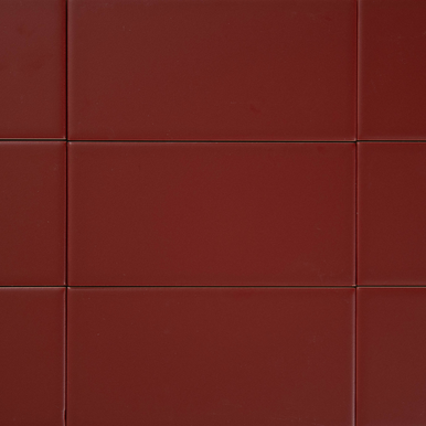 Maurizio Vaughn - Red Satin Glazed Ceramic Tile