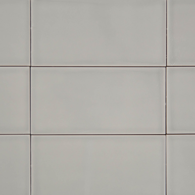 Maurizio Vaughn - Light Grey Glossy Glazed Ceramic Tile