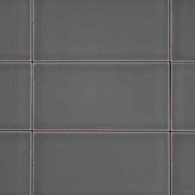 Maurizio Vaughn - Dark Grey Satin Glazed Ceramic Tile