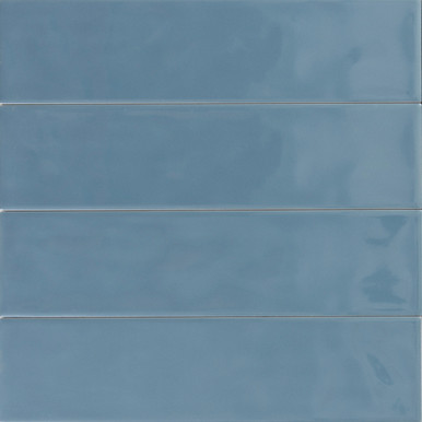 Onda Sonata - Blue Glossy Glazed Ceramic Tile