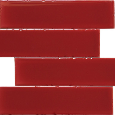 Ravenna Oristano Distressed - Ruby Glossy Glazed Ceramic Tile