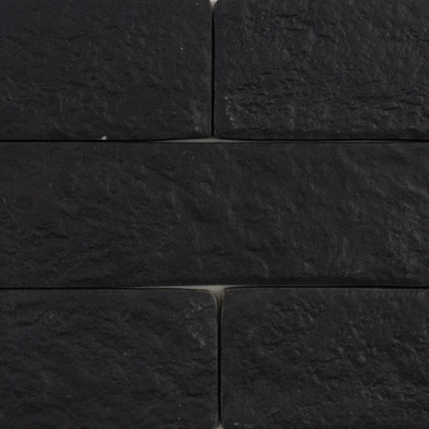 Classic Tile Bisping Bricks - Black Matte Glazed Porcelain Tile