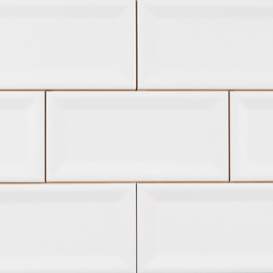 Eden Still - Ice White Glossy Glazed Ceramic Tile