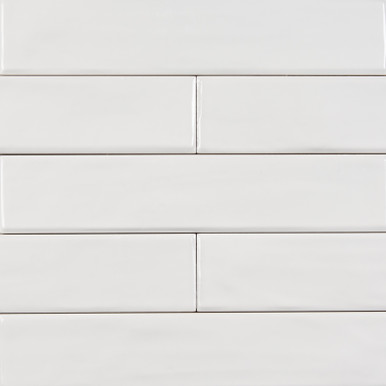 Pacifico Allure - White Glossy Glazed Ceramic Tile