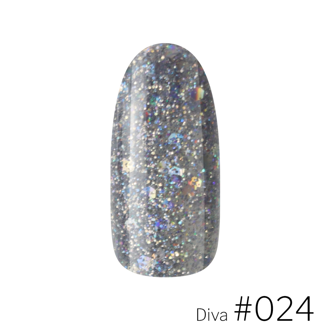 DND DIVA - #024 Rainbow Prisms - Global Nail Beauty Supplies