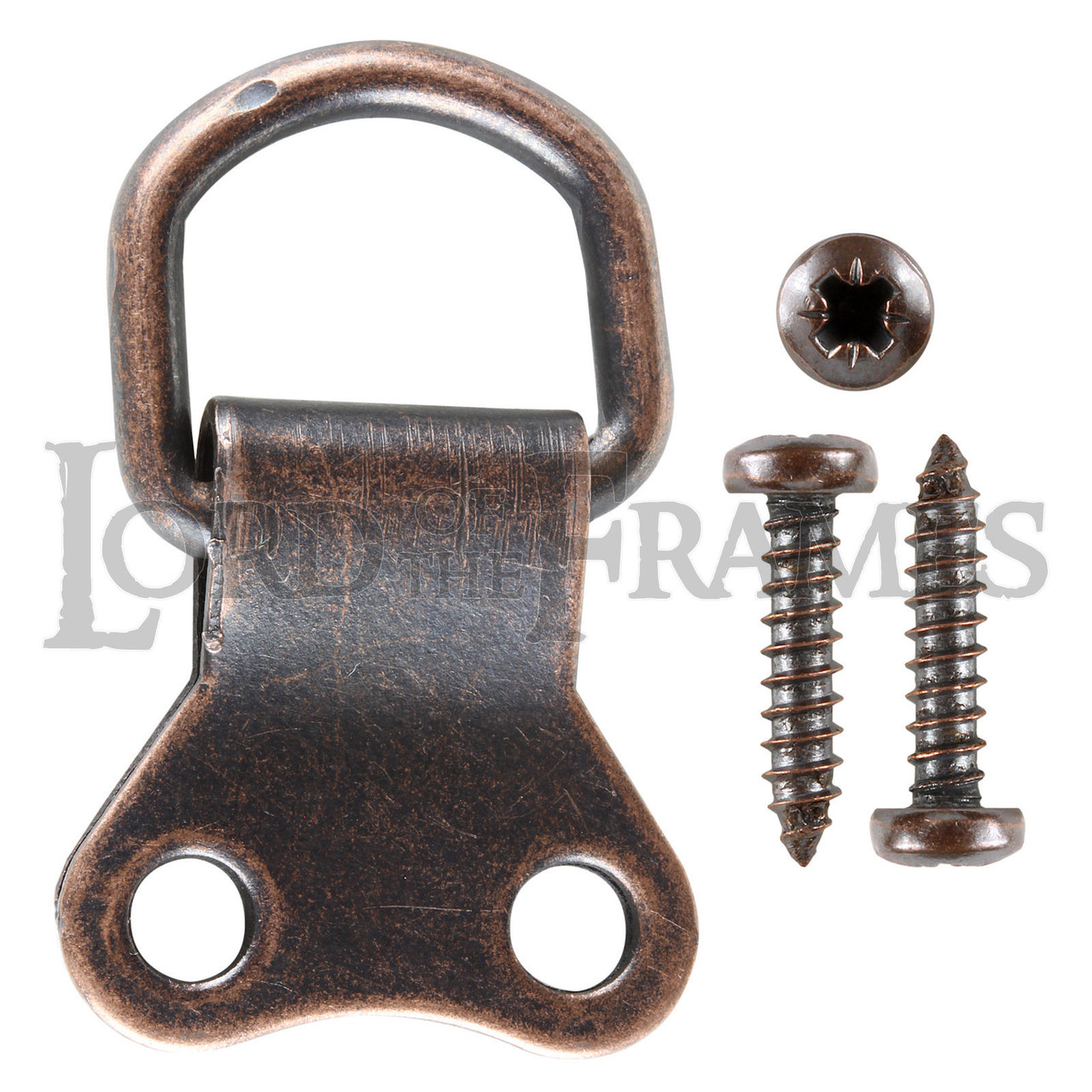 Double D-RIngs Bronze Plated | Lord of the Frames Ltd