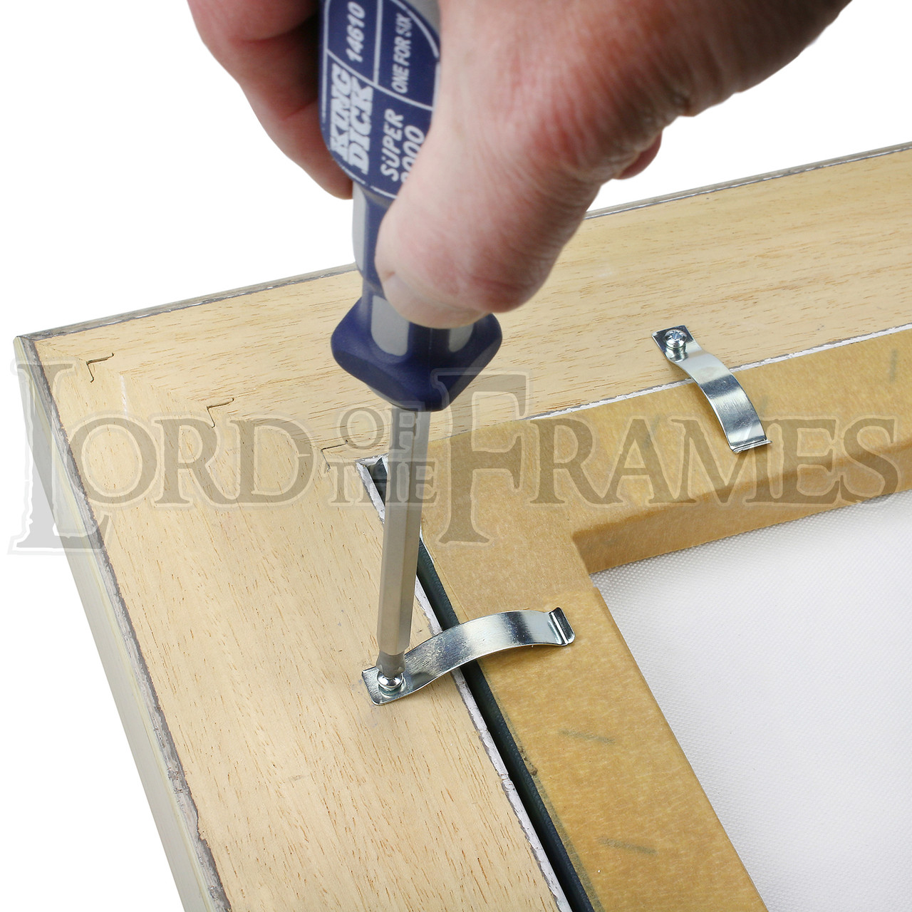 Large Spring Clips 46mm Zinc Plated + Screws | Lord of the Frames Ltd