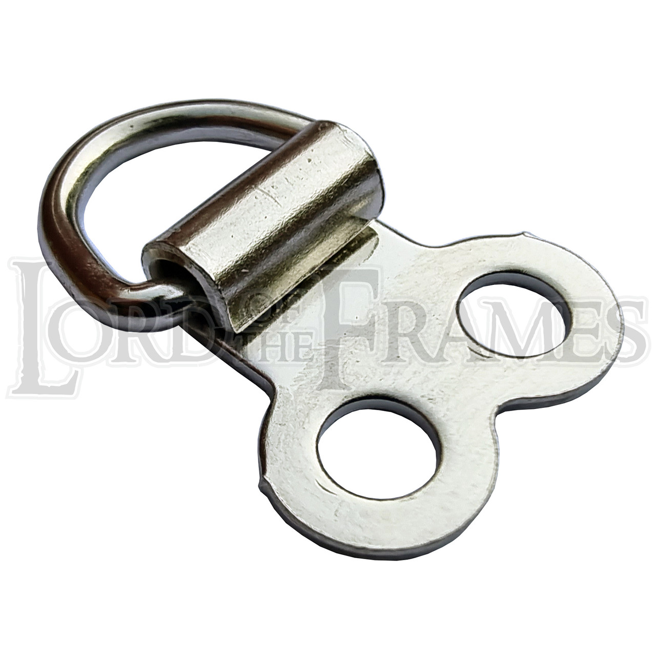 Small Double D Rings Nickel Plated | Lord of the Frames Ltd