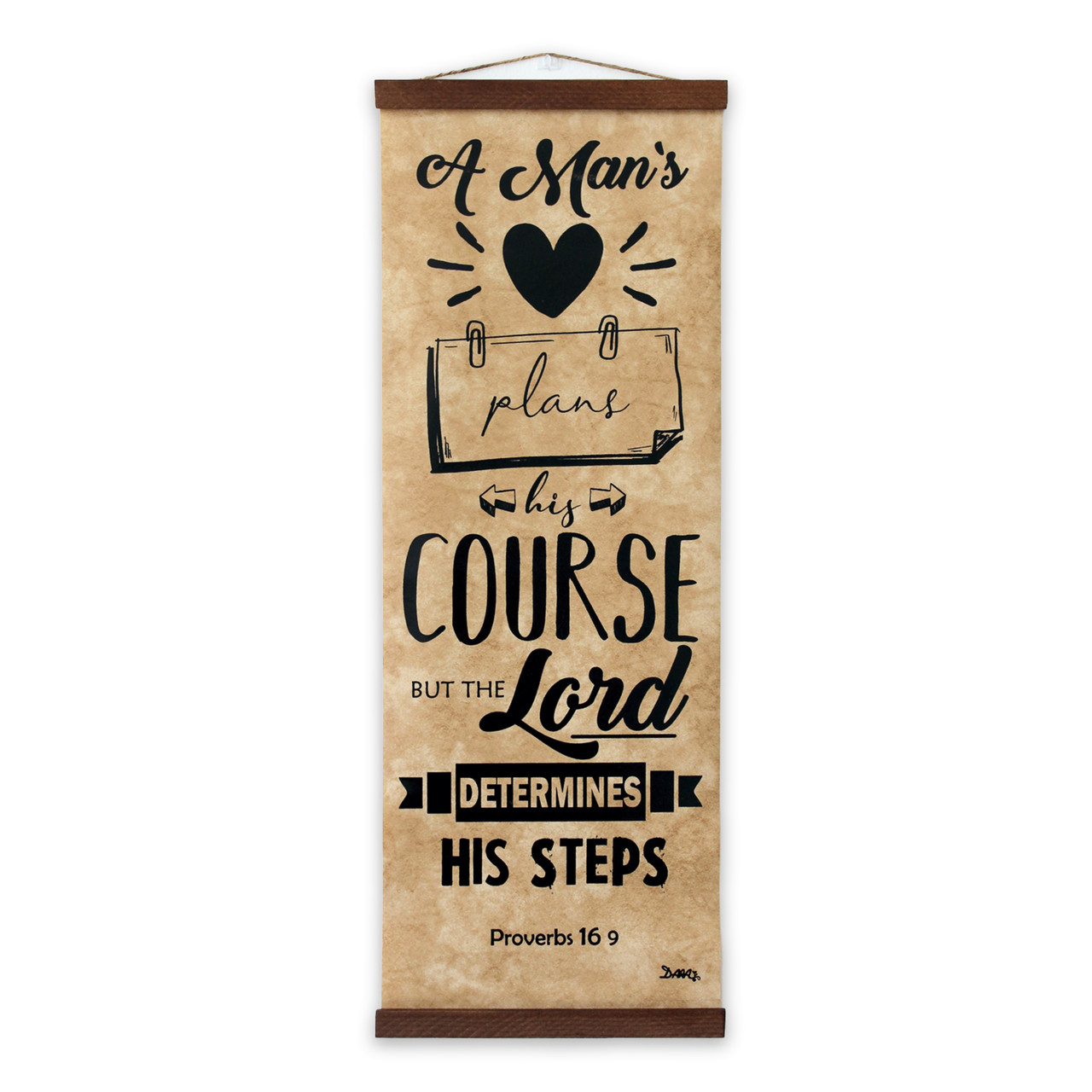 Large Biblical Scroll Printed on Synthetic Leather, 641320834588