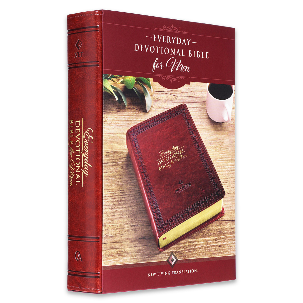 NLT Everyday Devotional Bible for Men, 9781639524129