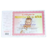 Certificado de Presentacion al Señor para Niña paquete de 15 ...