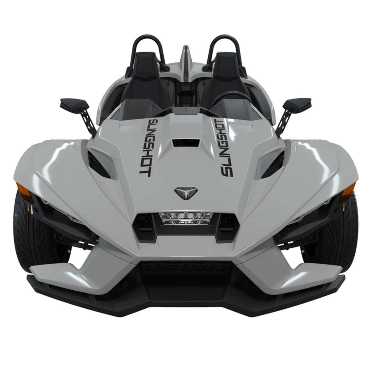 Polaris New OEM Ghost Gray Slingshot Vented Sport Hood, 2889432-728