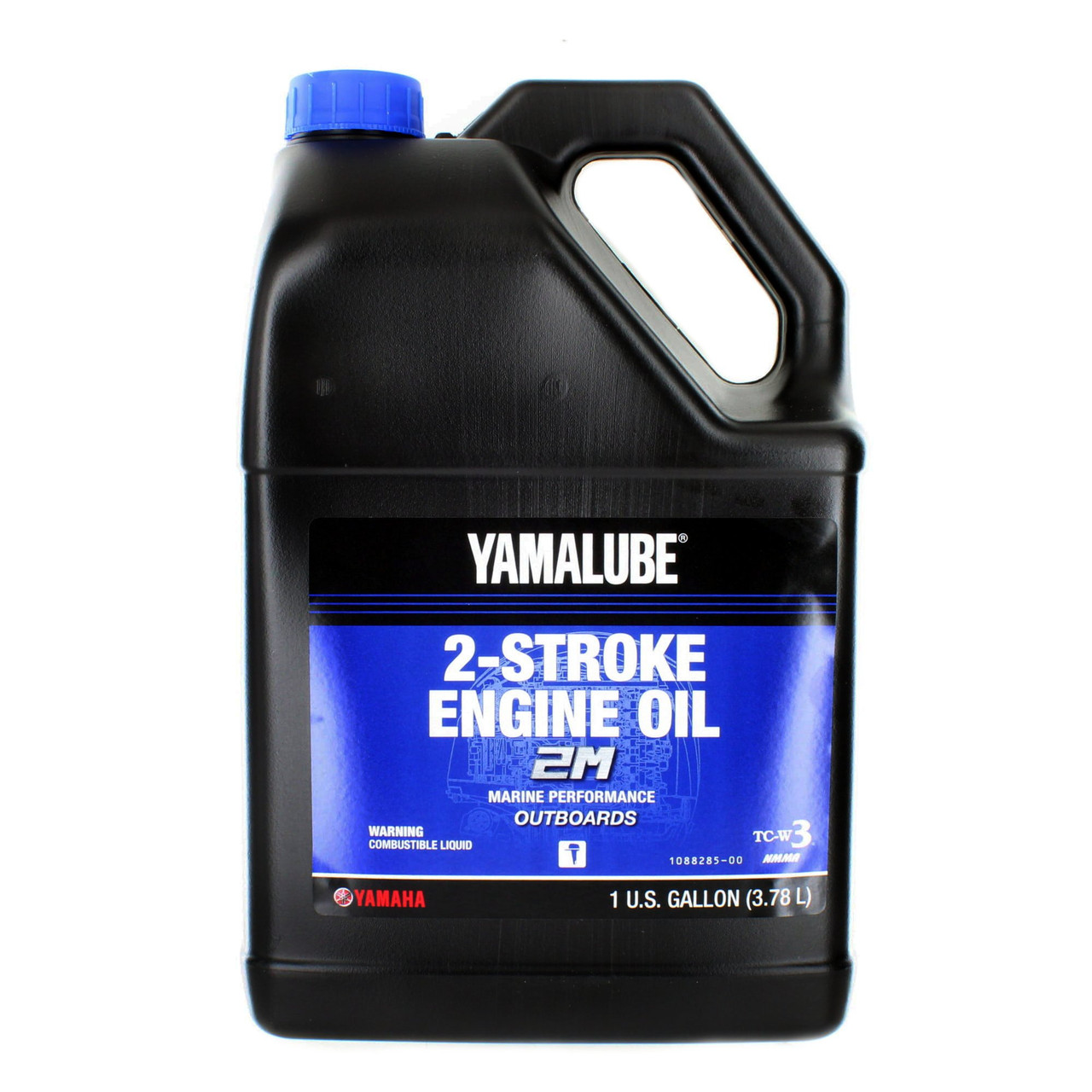 Yamaha OEM, Yamalube 2M Marine 2 Stroke Engine Oil - Gallon, LUB-2STRK ...