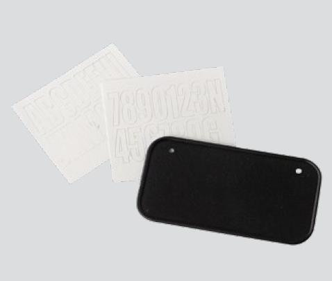 POLARIS OEM Atv License Kit, Black, 2873270