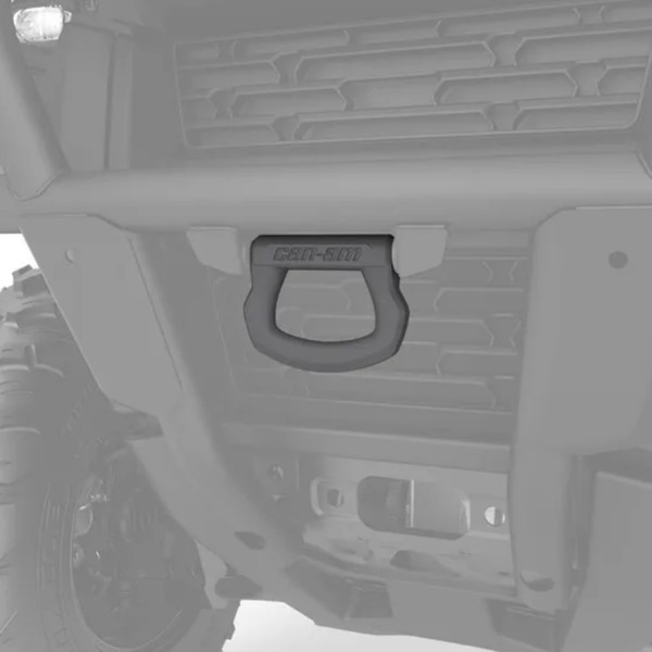 Can-Am New OEM, Black Branded Forged Steel Front Tow Hook, G3L, 715008842