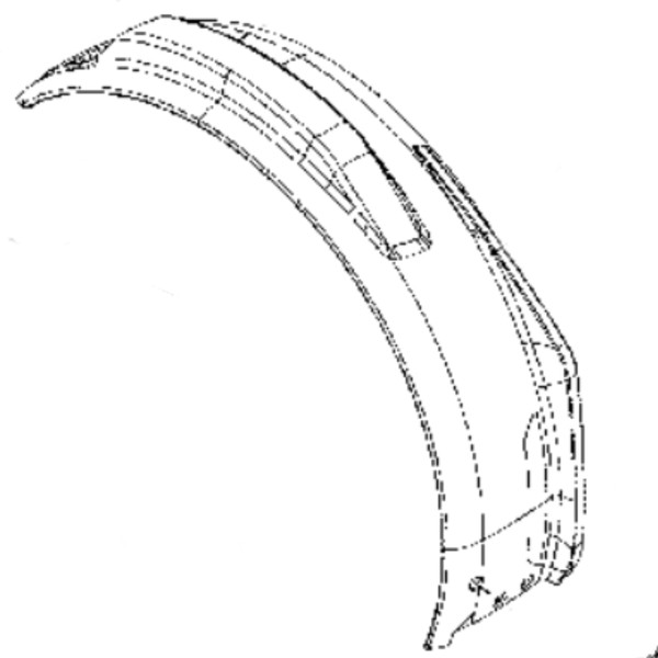 Can-Am New OEM Front Left Fender, 705016207