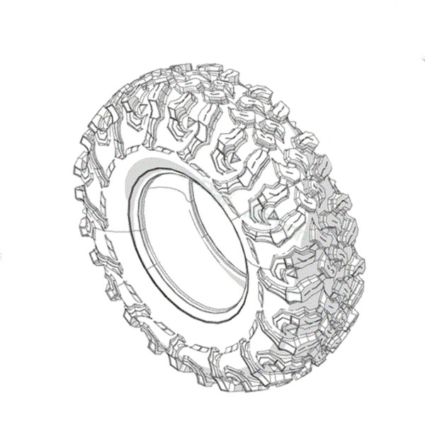 Can-Am New OEM Maverick Max Turbo RR XRS Tire 32X10R14, 705402961
