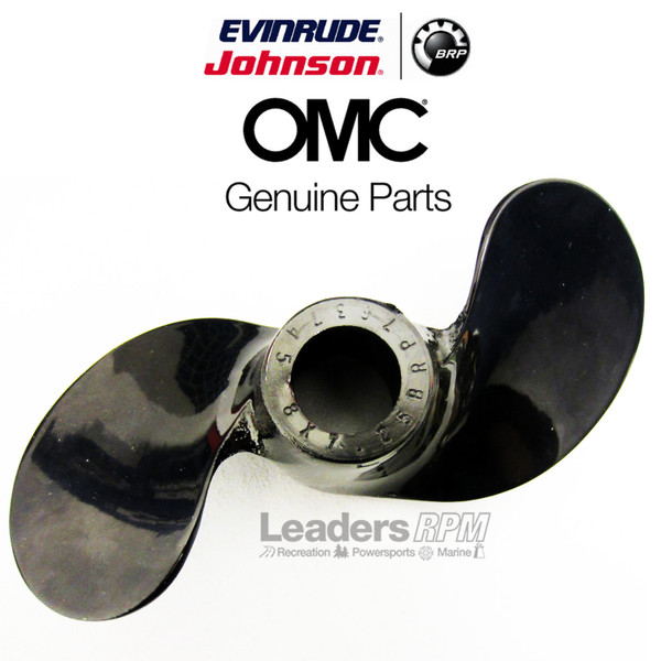 Evinrude Johnson New OEM 2 Blade Aluminum Propeller 8x7-1/2 763745 Prop ...