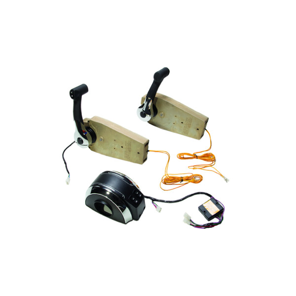 Mercury New OEM Console Mount Remote Control Gen II Dual w Trim, 8M0075245
