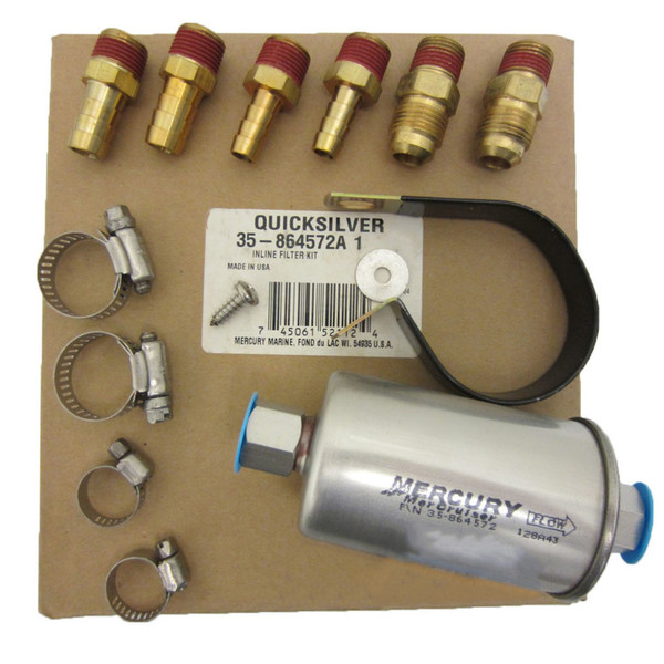 MerCruiser New OEM In-Line Fuel Filter Kit 35-864572A1
