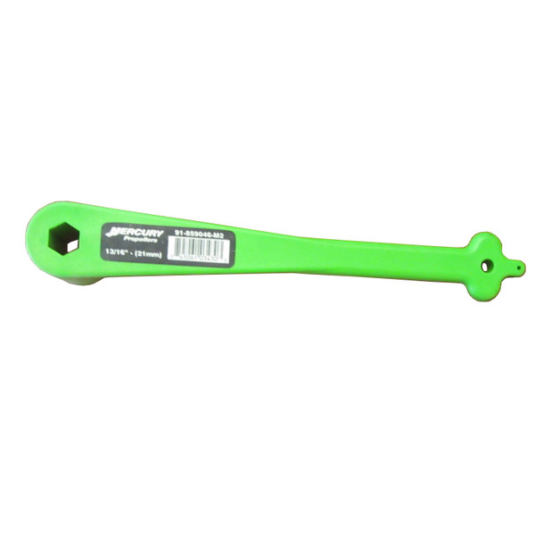 Mercury Marine New OEM Green Floating Prop Wrench 13/16", 91-859046M2
