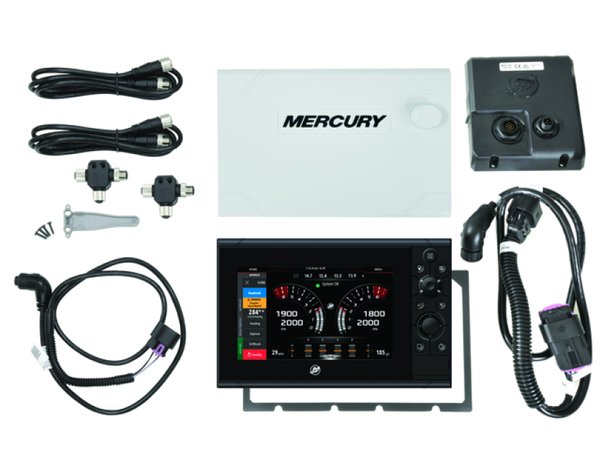VesselView 703 Multi-Engine Outboard Display Kit