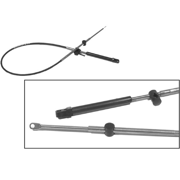 Mercury New OEM Gen 1 Throttle and Shift Cable, 8M0082508