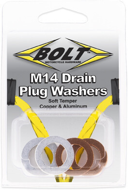 BOLT Aluminum Drain Plug Compression Washers, 020-1422310