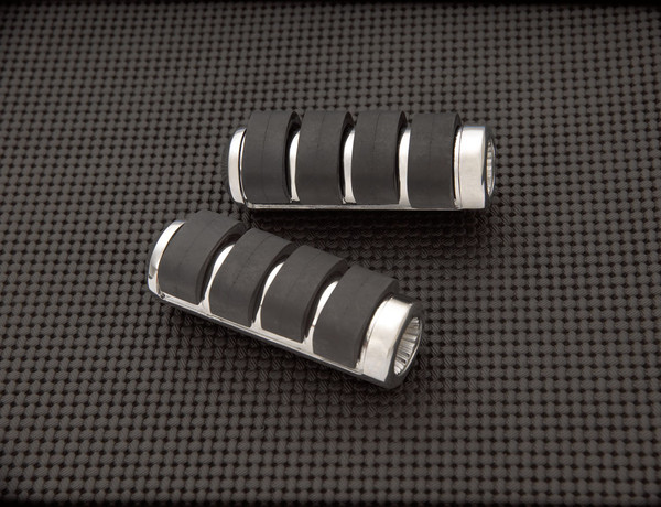 Show Chrome Accessories Ride Soft Rubber Pegs, 21-412S