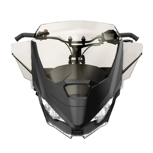 Ski-Doo OEM REV Gen4 17 Inch Medium Windshield Kit With Hardware, 860201258