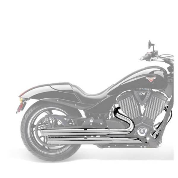 Victory Motorcycle New OEM 2-into-1 Exhaust Stage 1, Jackpot/Hammer ...