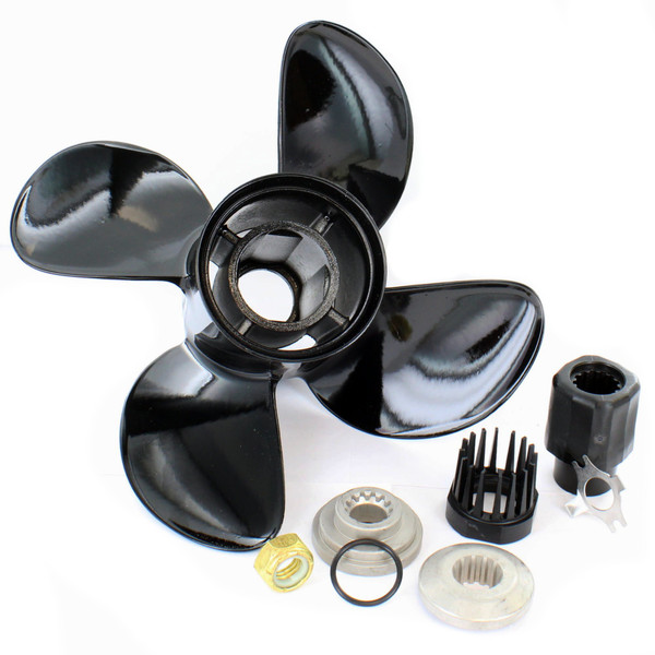 Mercury New OEM Spitfire 4 Blade Prop 10.1x14 Propeller 48-8M8026635 40 ...