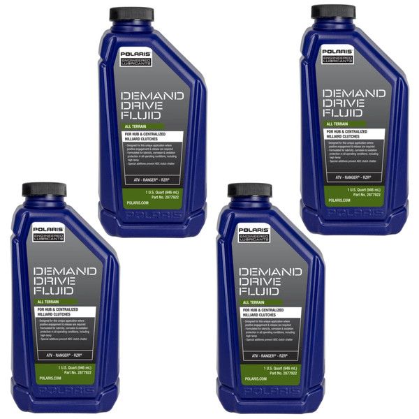 Polaris New OEM Demand Drive Oil, 4/PK 32oz Sportsman RZR, 2877922