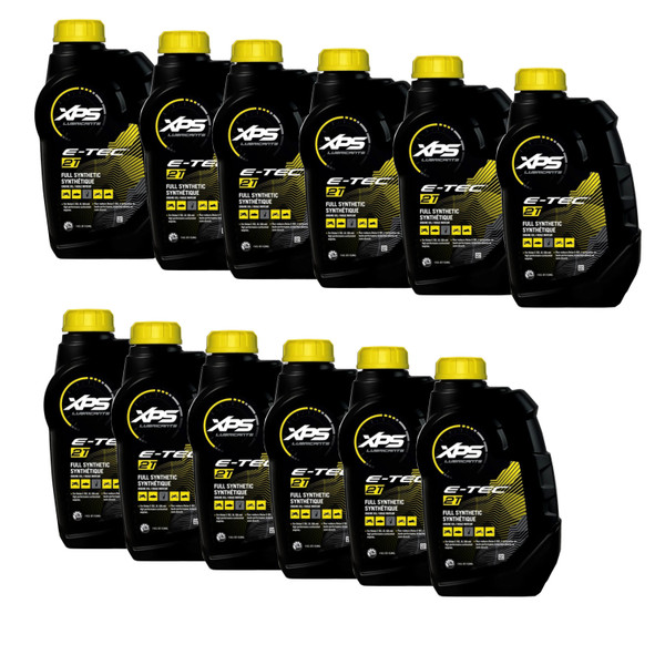 BRP Ski-Doo Can-Am Sea-Doo OEM XPS 2-Stroke Synthetic Oil 1QT, QTY 12 ...