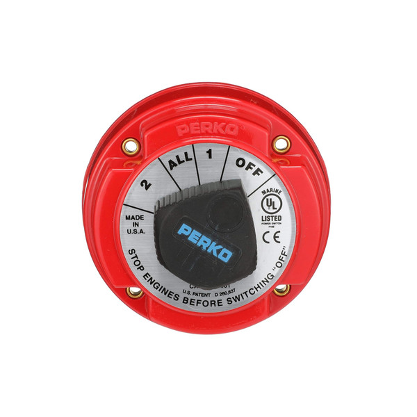 Seachoice New 4-Position Battery Selector Switch without Lock, 50-11501