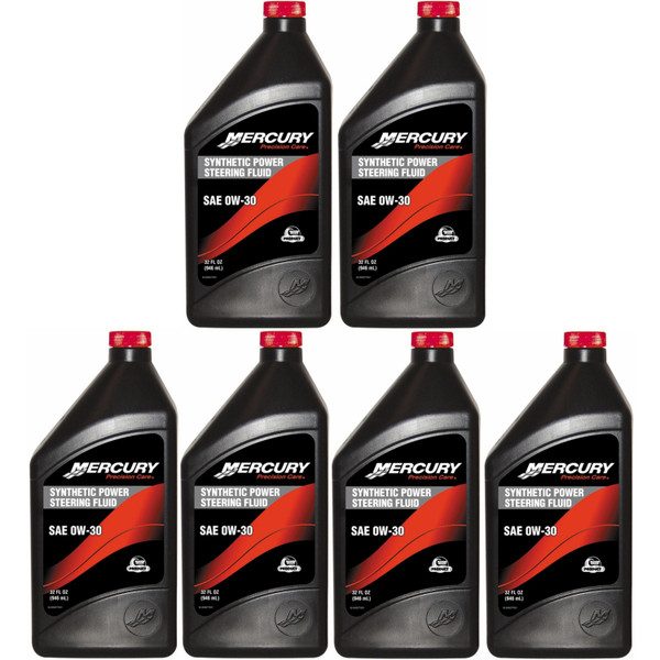 Mercury Marine/Mercruiser New OEM Power Trim Hydraulic Fluid 6 PK, 92 ...