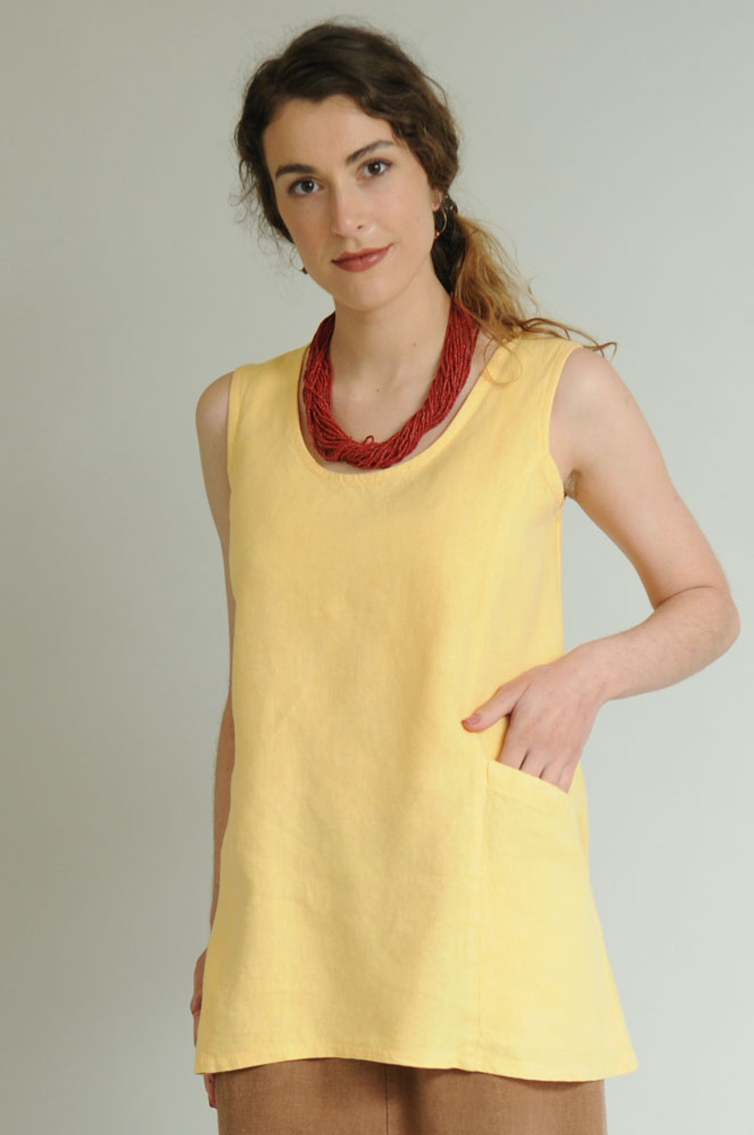 Hemp and Tencel Trapeze Top | Sympatico Clothing