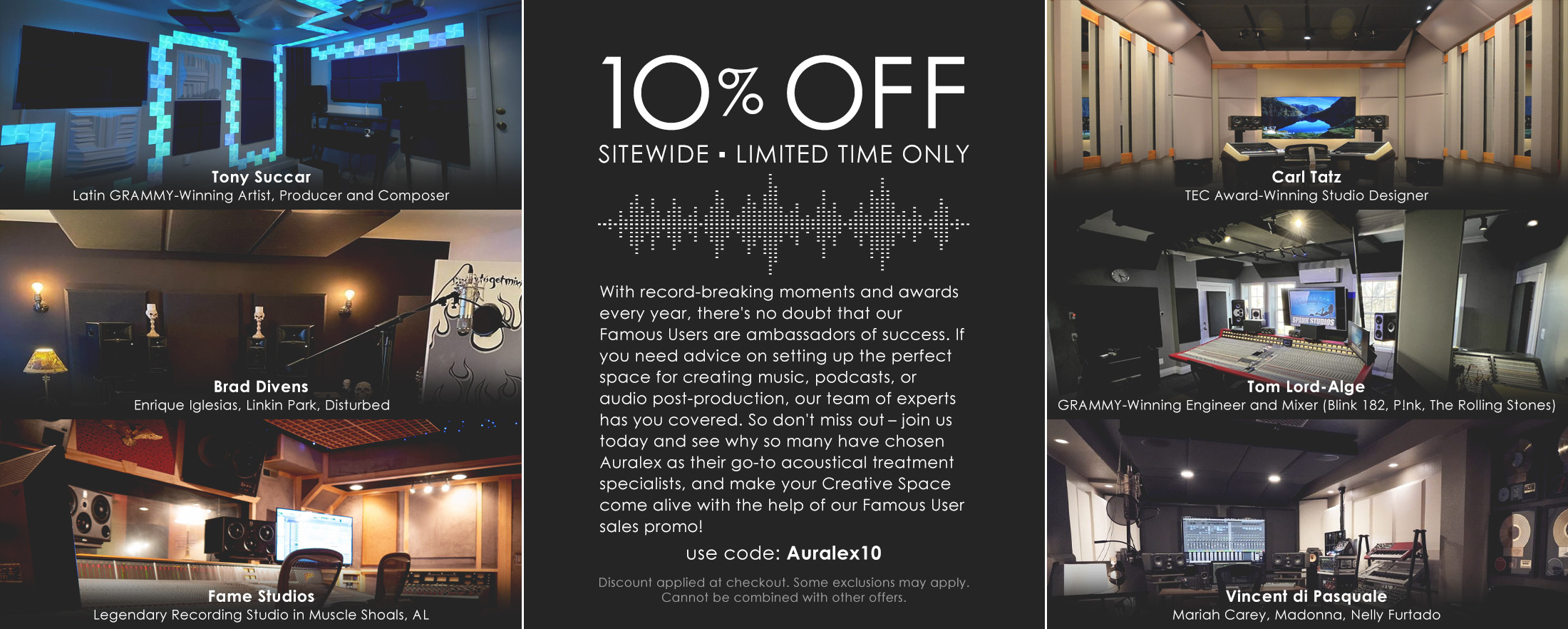 Shop - Diffusion - Fusion Series - Auralex Acoustics