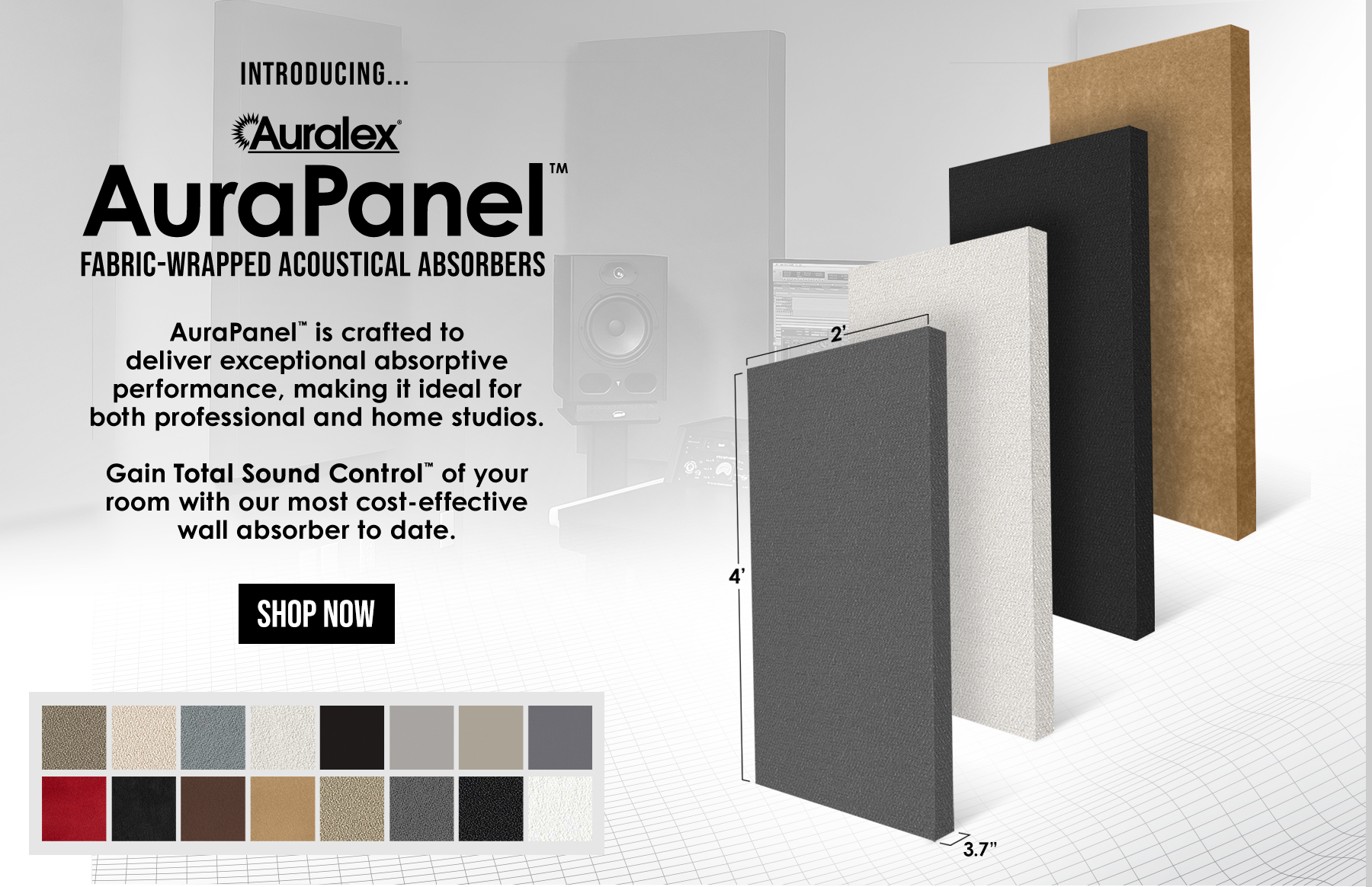 Auralex Acoustics | Studiofoam, Panels, Bass Traps