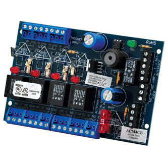 Altronix ACM4CB Access Power Controller, 4 PTC Class 2 Relay Outputs ...