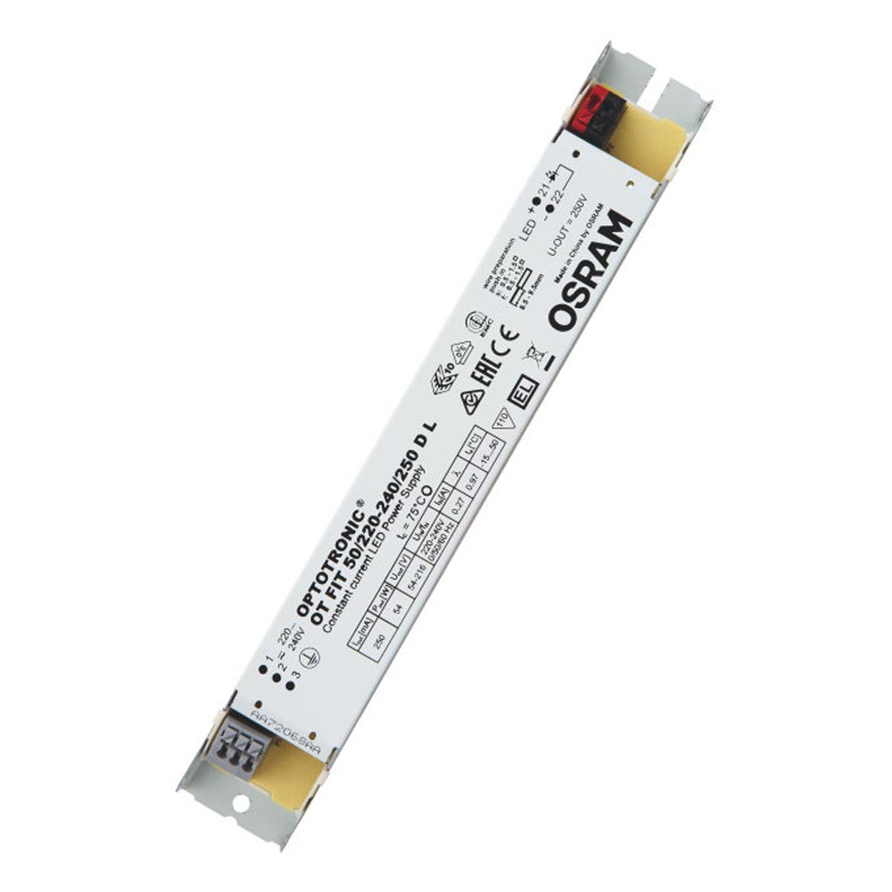 Osram Optotronic 50W 250mA Constant Current LED Driver - CP Lighting Ltd