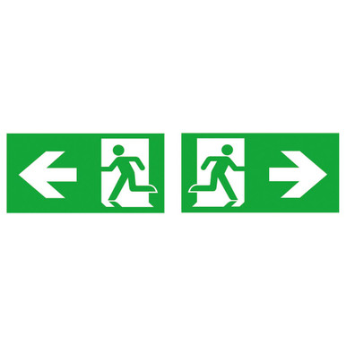 New Legend Left + Right for Emergency Exit Blade - CP Lighting Ltd