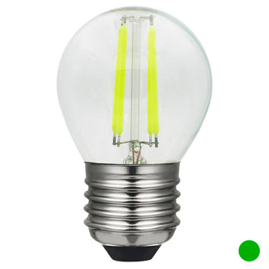 LED Filament Round 45mm ES 4W 220-240V Green Dimmable Laes - CP ...
